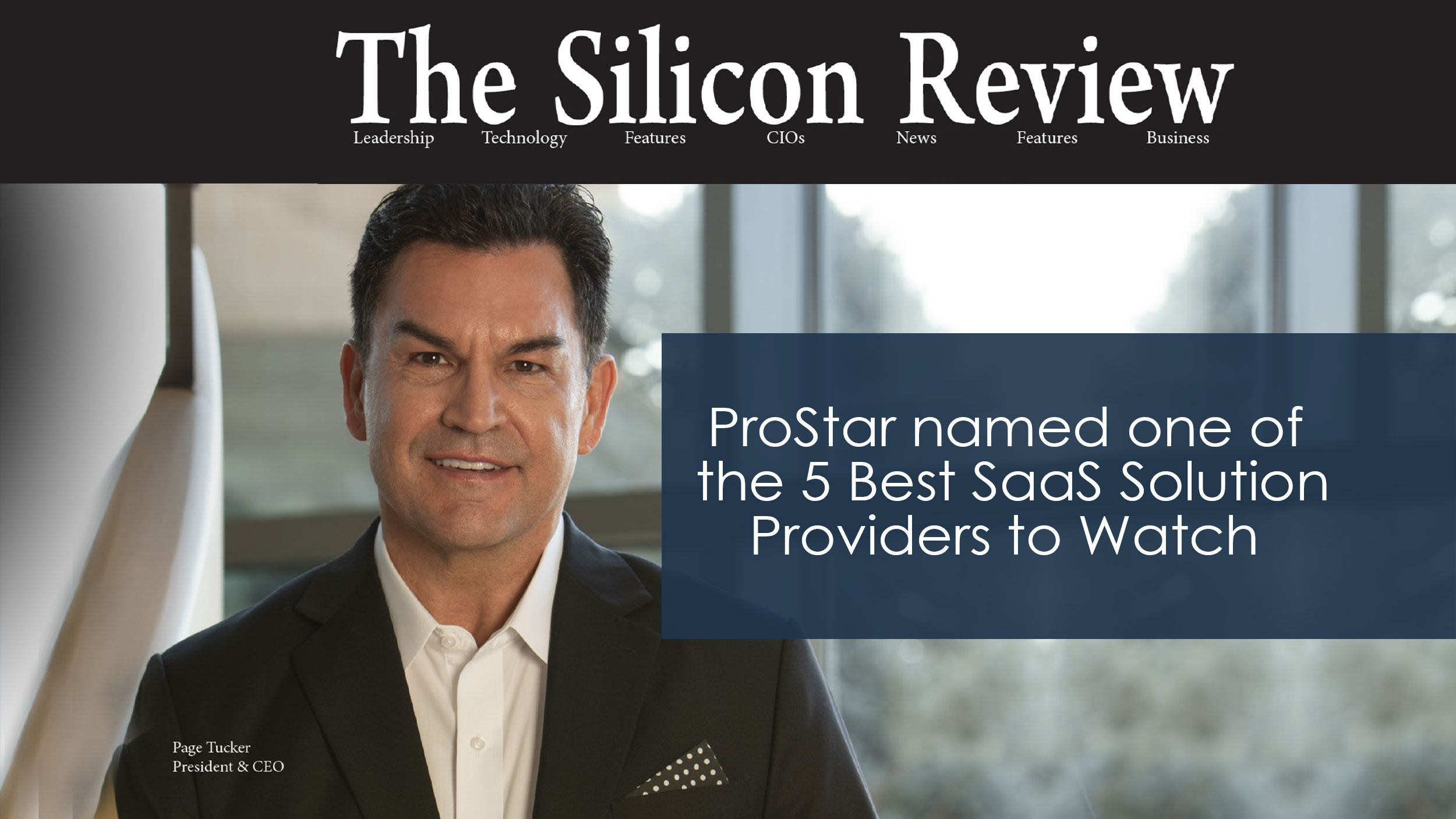 ProStar Named One of the 5 Best SaaS Solution Providers to Watch 2021 ...